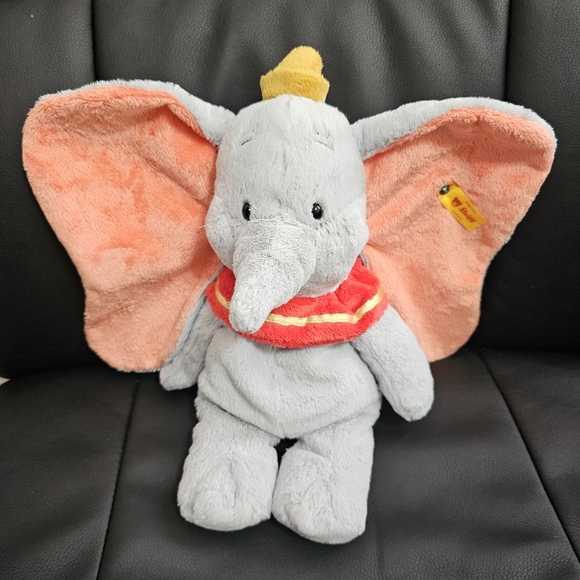 Toys | Steiff Disney Soft Cuddly Friends Dumbo Elephant Plush Stuffed ...